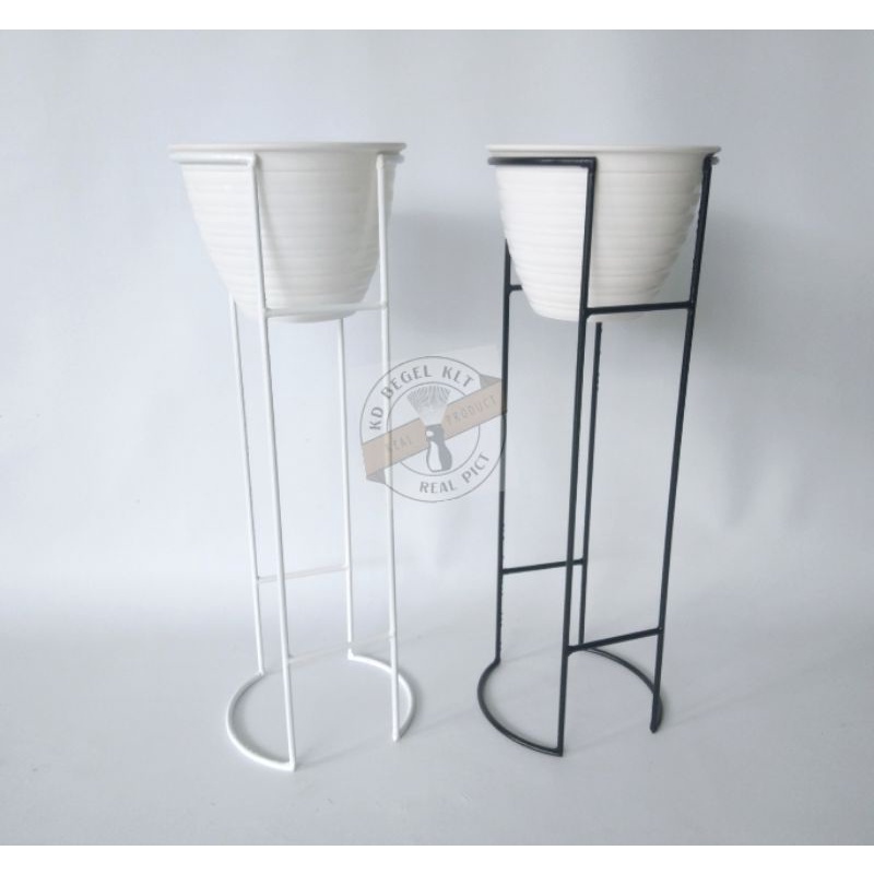 Jual Standing Tabung T50cm / Rak Bunga Besi Murah Minimalis Diameter ...