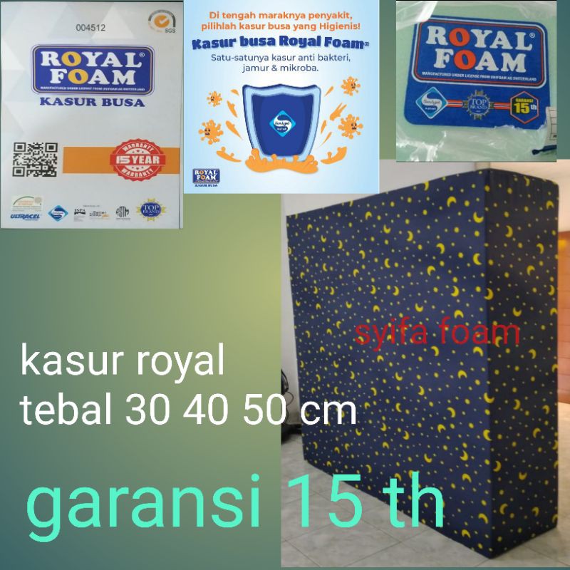 Jual Kasur Busa Royal Foam D23 Garansi 15 Tahun Kasur Royal Tebal ...