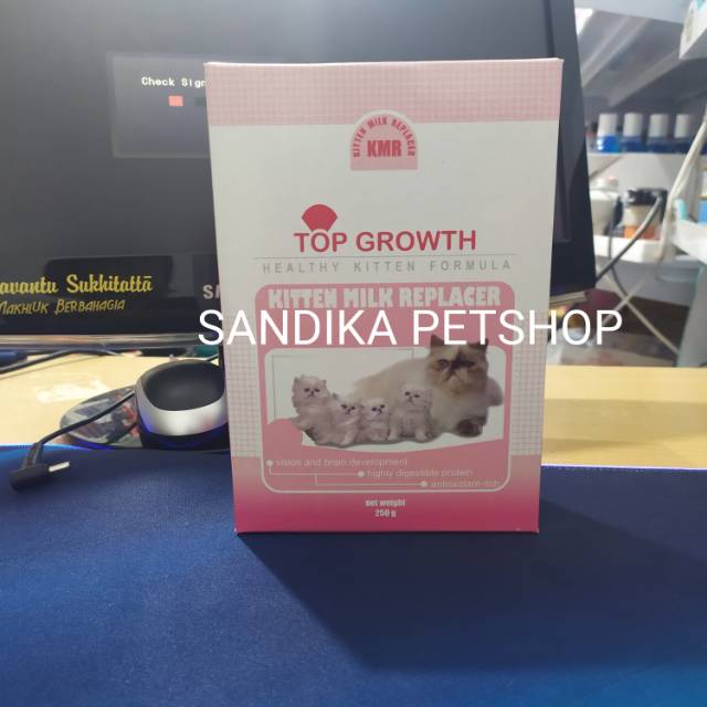 Jual Susu Kucing / Kitten Milk Replacer TOP GROWTH 250 GRAM | Shopee ...