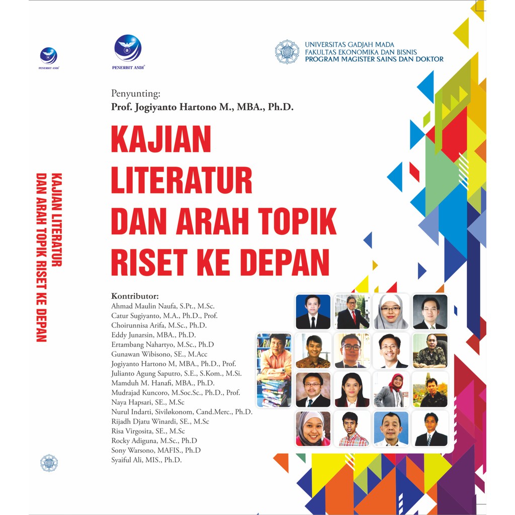 Jual Buku Kajian Literatur dan Arah Topik Riset Ke Depan Jogiyanto | Shopee Indonesia