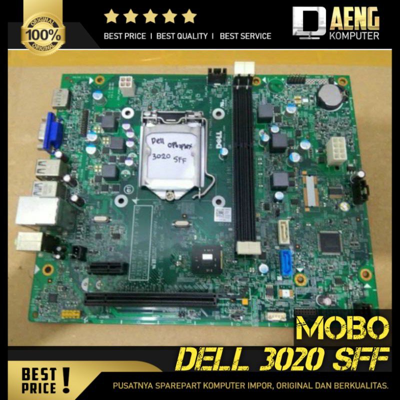 Jual Motherboard Mainboard Mobo ddr3 Intel Dell Optiplex 3020 SFF ...