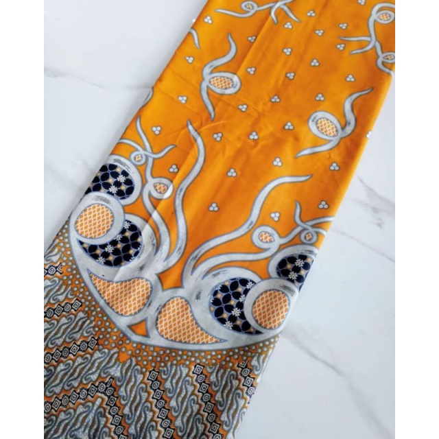 Jual hmt HT kain batik printing motif terumbu karang batik cacing bahan ...