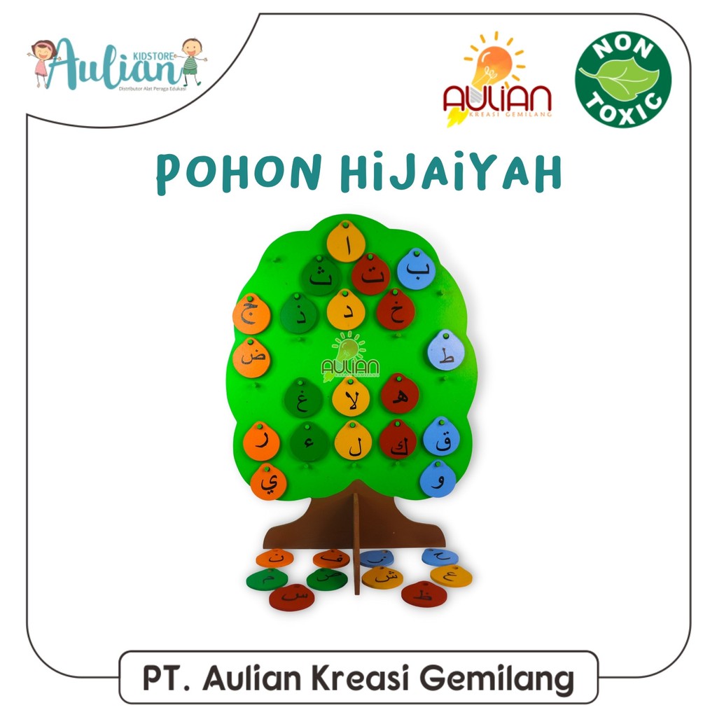 Jual POHON HIJAIYAH MAINAN KAYU/ MAINAN EDUKASI / ALAT PERAGA EDUKASI ...