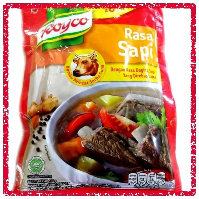 Jual ROYCO RASA SAPI /AYAM 100gr bumbu penyedap masakan rasa pelezat ...