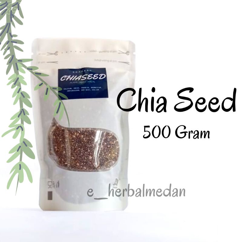 Jual Chia Seed 500 gr | Chiaseed | Chia Seed Medan | Chiaseed Medan ...