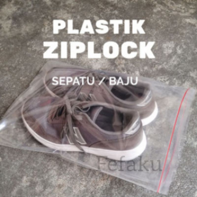 Jual Plastik Klip Baju Ziplock / Sepatu / Jaket / Gamis / Hijab ...