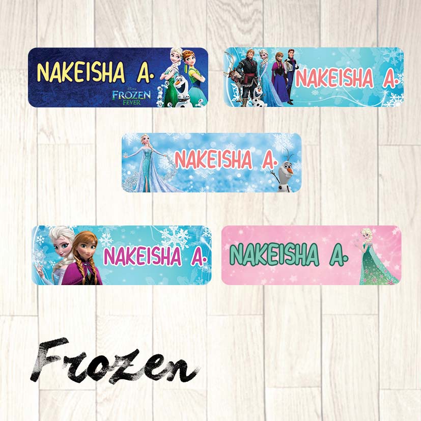 Jual STIKER LABEL NAMA FROZEN | Shopee Indonesia