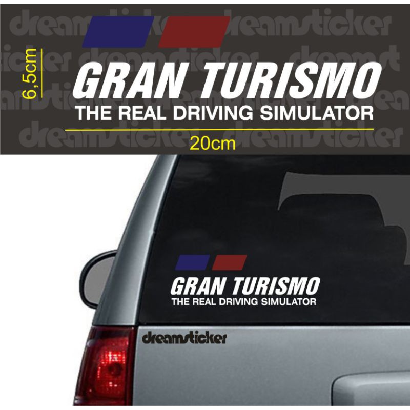 Jual Sticker Stiker Grand Turismo The Real Driving Simulator | Shopee ...