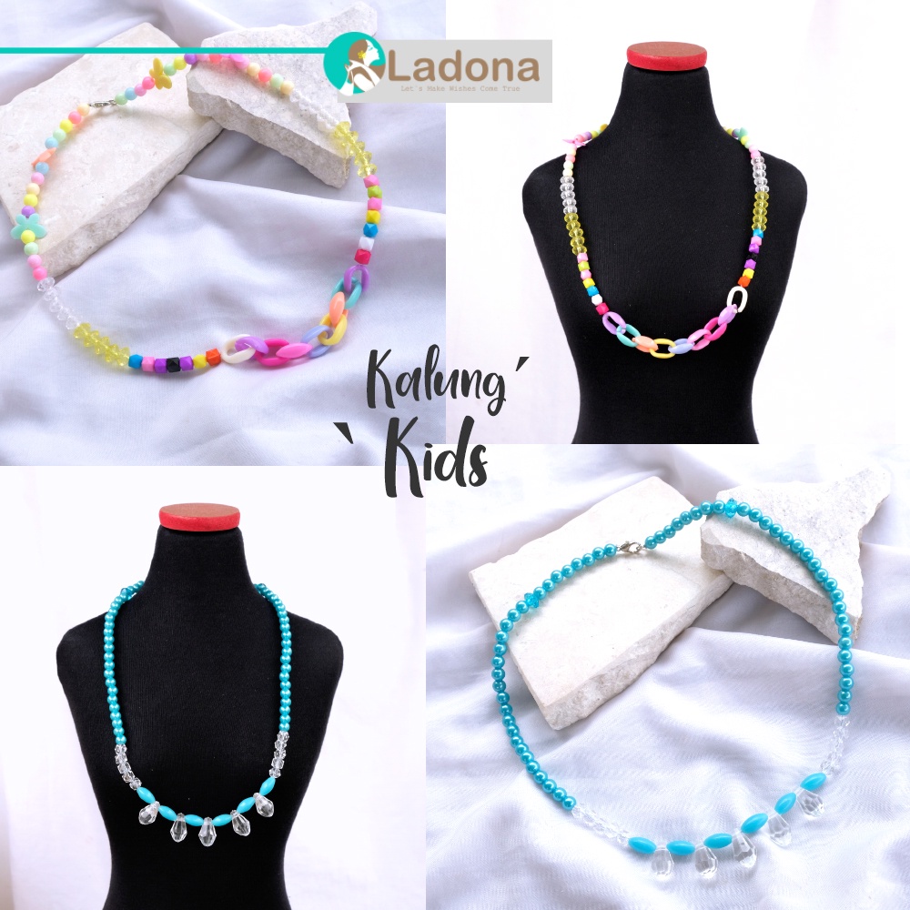 Jual Kalung Aksesoris Anak-Anak Manik Choker Necklace Fashion | Shopee ...