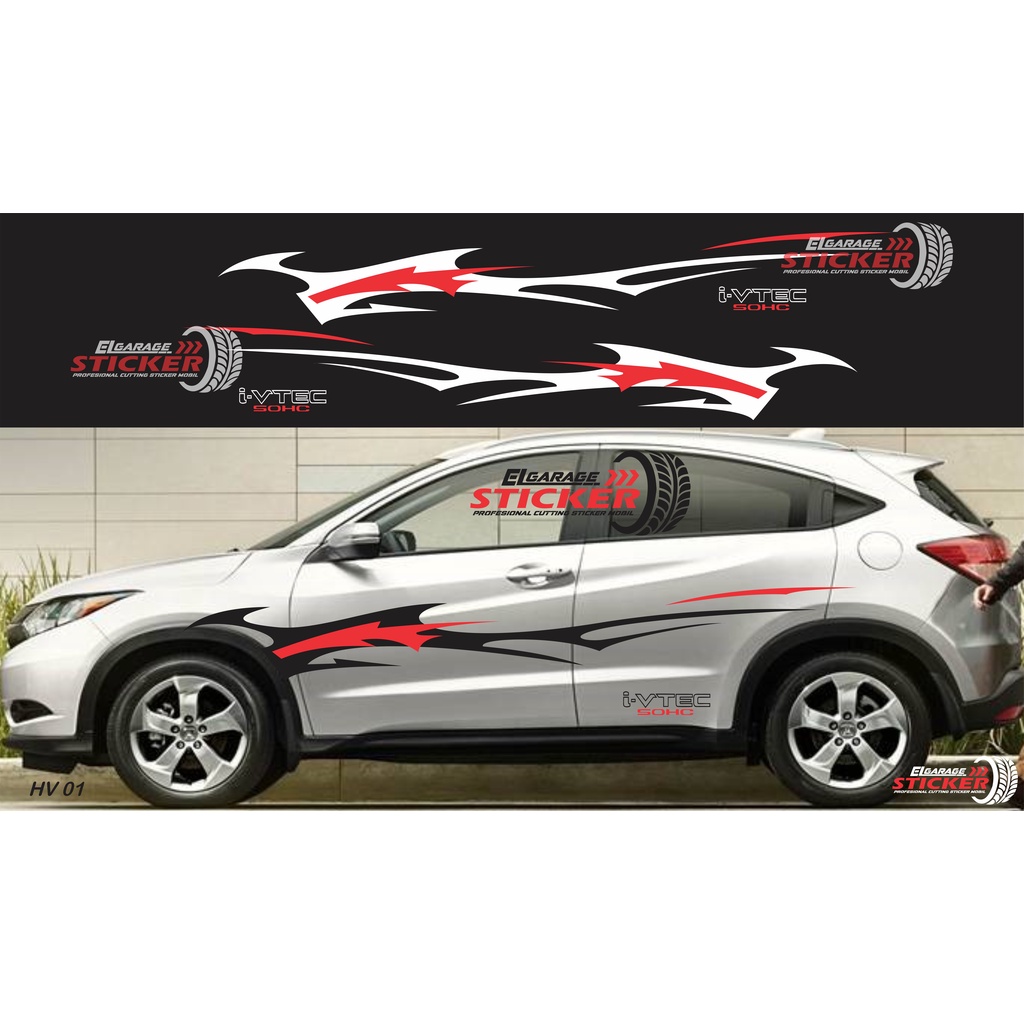 Jual Stiker mobil hrv cutting stiker mobil hrv brv crv terbaru stiker ...