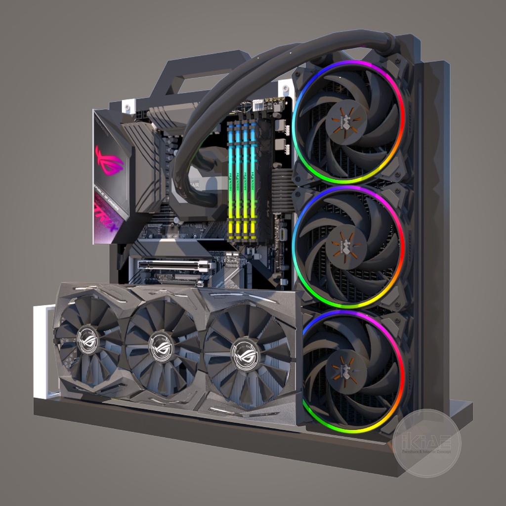 Jual Open case pc / custom case / case pc AIO 360 | Shopee Indonesia