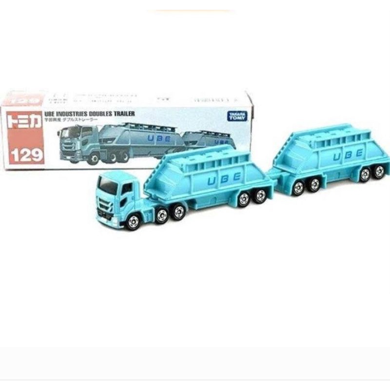Jual TOMICA 129 / TOMICA LONG 129 UBE INDUSTRIES DOUBLES TRAILER ...