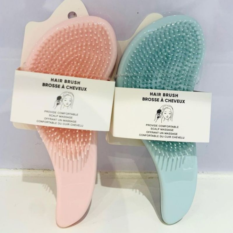Jual MINISO DOUBLE COLORED HAIR PROTECTION BRUSH / SISIR | Shopee Indonesia