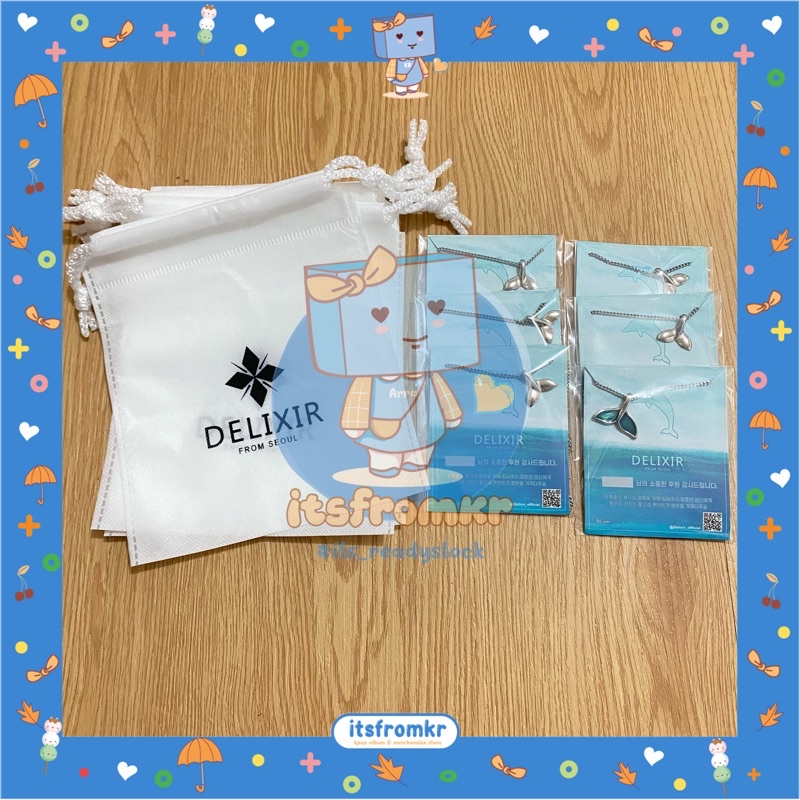 Jual [READY STOCK] Delixir Whale Tail Necklace as worn by Jungkook Jaehyun Jeno | Shopee Indonesia
