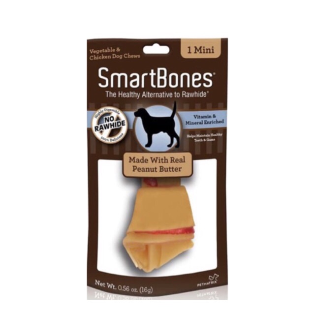 Jual SmartBones Peanut Butter 1 Mini | Shopee Indonesia