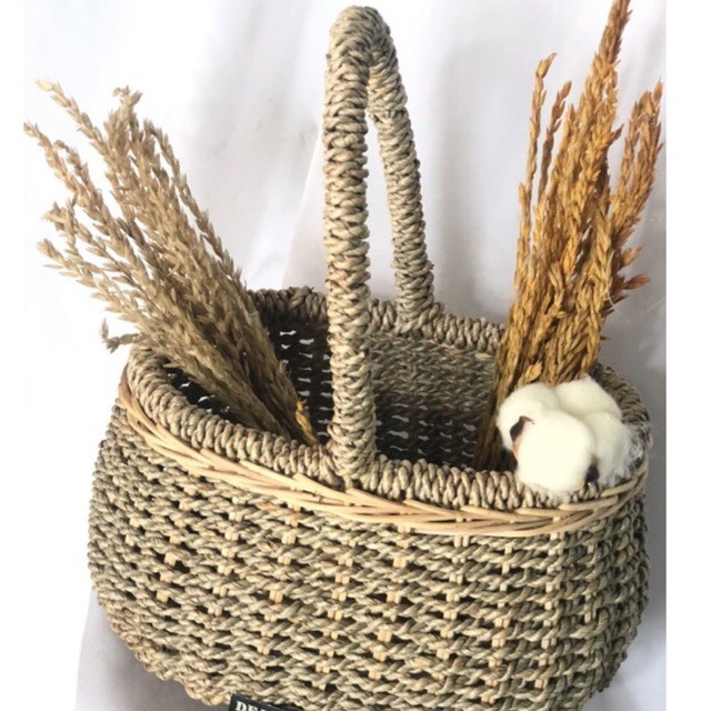 Jual Jual Keranjang Unik/Korean basket / Keranjang bunga / Keranjang ...