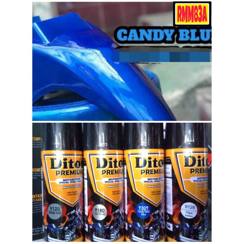 Jual DITON PREMIUM PAKET CANDY TONE BLUE / BIRU CANDY, Cat Semprot ...