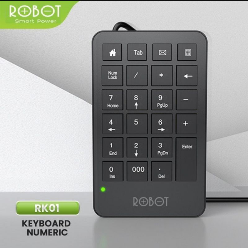 Jual Robot RK01 Wired Numeric Keypad - Robot Numeric Pad Keyboard ...
