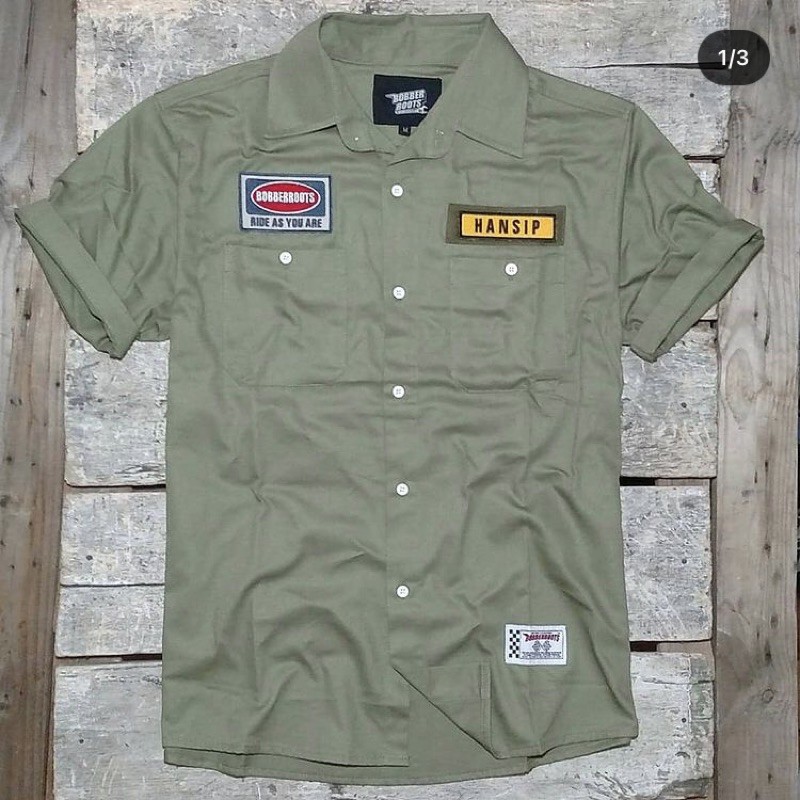 Jual Workshirt Kemeja motor kemeja Bengkel CIVILIAN by Bobberroots ...
