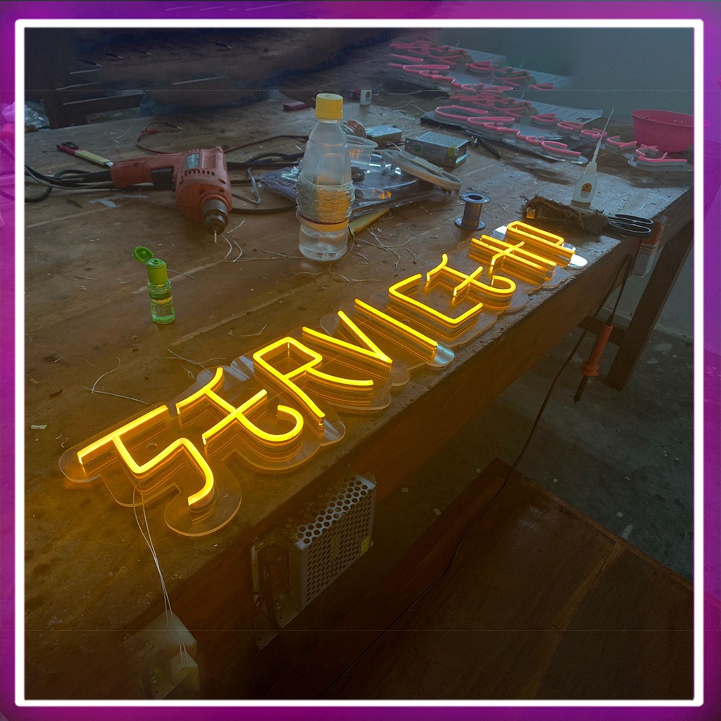 Jual Neon Flex Design Custom Ukuran 40x90cm | Shopee Indonesia