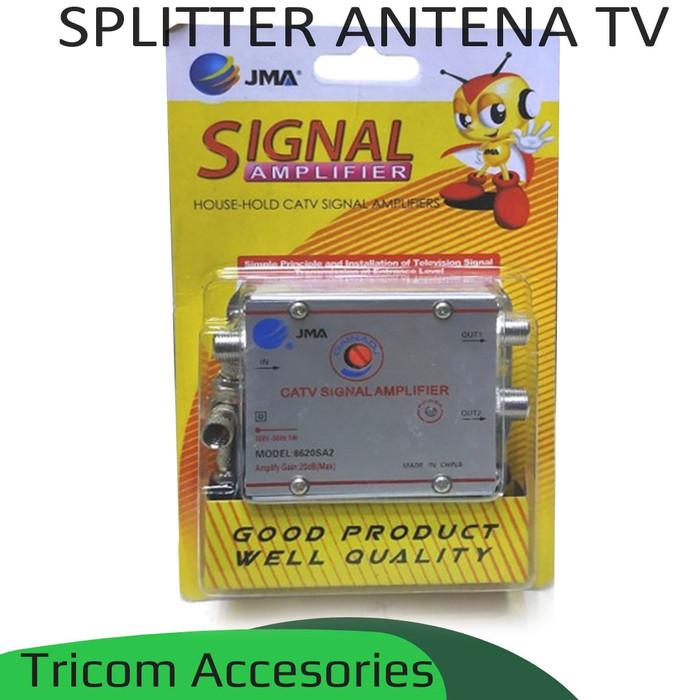 Jual Signal Splitter Antena Tv 2 Cabang - Antena Paralel Catv Signal ...