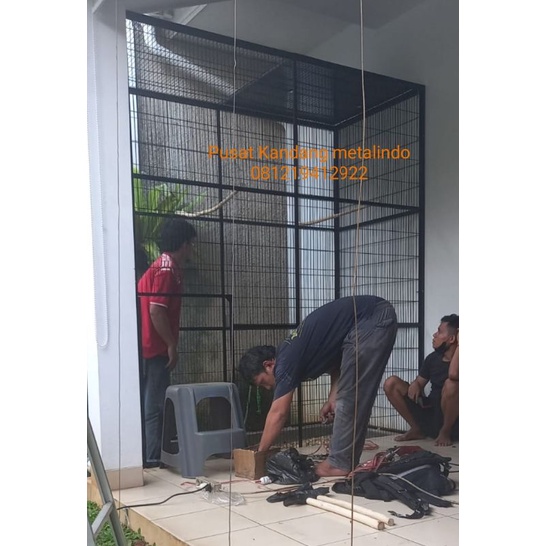Jual kandang aviary burung besi | Shopee Indonesia