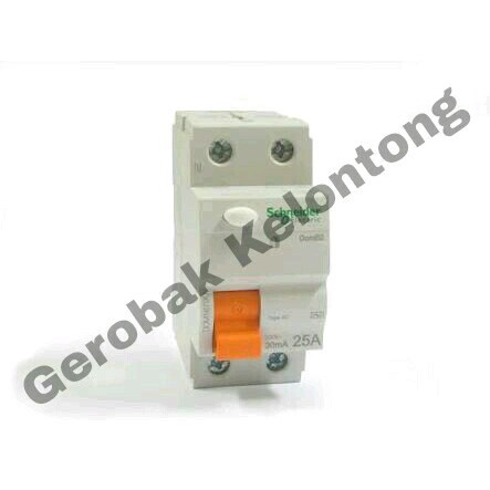 Jual ELCB / RCCB 2 Pole 25A 30 MA Schneider | Shopee Indonesia