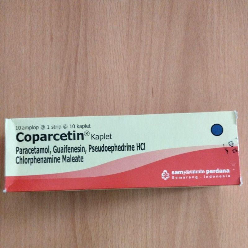 Jual COPARCETIN TABLET /OBAT BATUK DAN PILEK | Shopee Indonesia