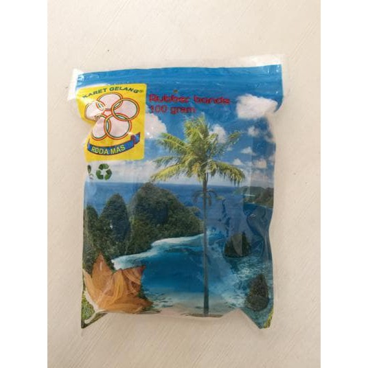 Jual Karet Gelang Merk Roda Mas (Berat 100 gr) | Shopee Indonesia