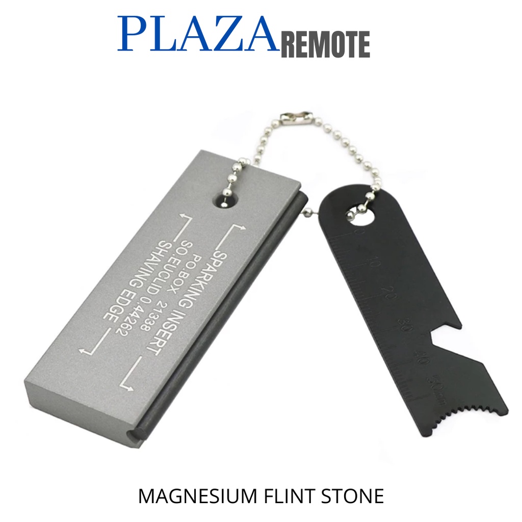 Jual Fire starter outdoor survival magnesium flint stone | Shopee Indonesia