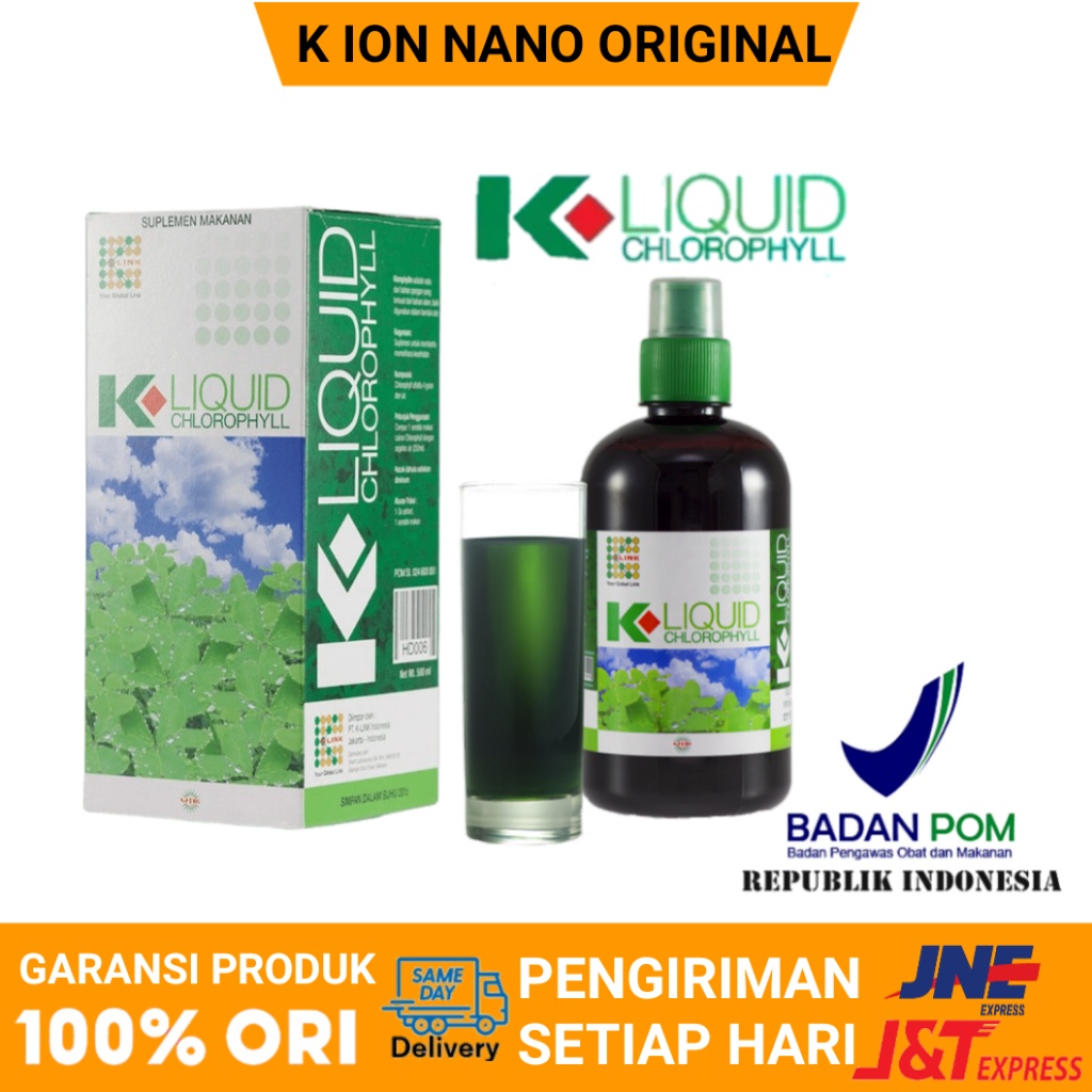 Jual K liquid chlorophyll original minuman kesehatan | Shopee Indonesia