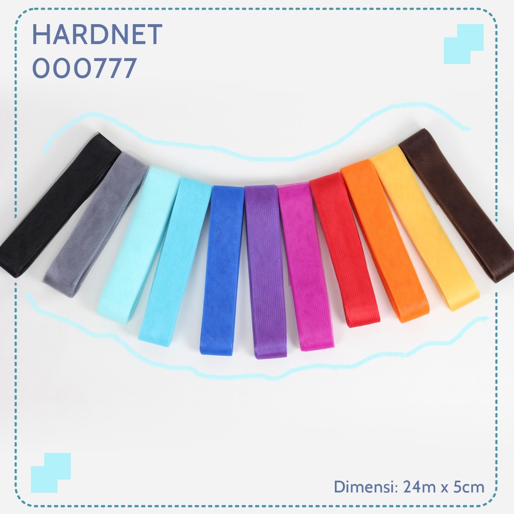 Jual Hardnet Halus / Yure / Krang / Pita Jala lebar 5cm 000777 | Shopee Indonesia