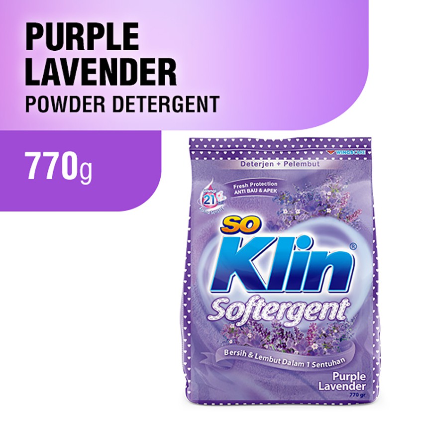 Jual Soklin So Klin softergent / Detergent bubuk 770gr sabun cuci baju ...