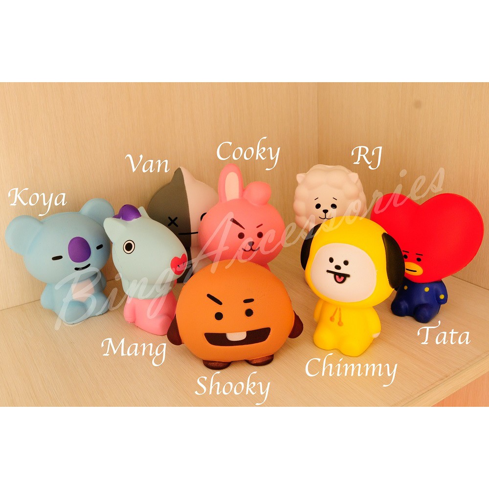 Jual Squishy BTS Squishi BT21 Slow Rising HM0264 | Shopee Indonesia