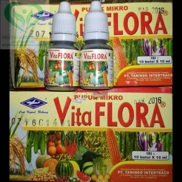 Jual pupuk mikro cair VITAFLORA 10ml dari CAP KAPAL TERBANG | Shopee ...