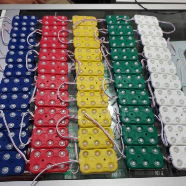 Jual Lampu Led Modul Strip Kotak 6 Mata 24V 24 volt 3W 3 watt Edisi Terbaru | Shopee Indonesia