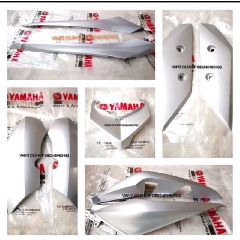 Jual body xmax full set body halus xmax 250 silver original yamaha ...