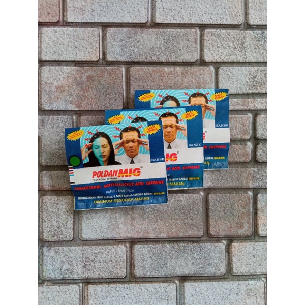 Jual Poldanmig / Poldan Mig Obat Sakit Kepala 1 Strip | Shopee Indonesia