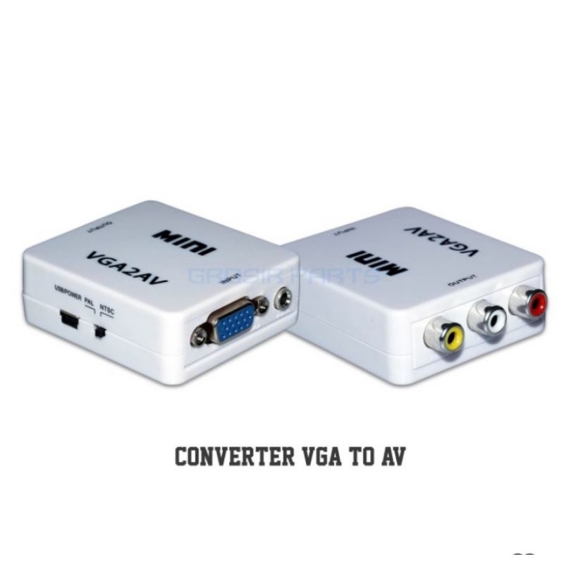Jual converter vga ke av rca | Shopee Indonesia