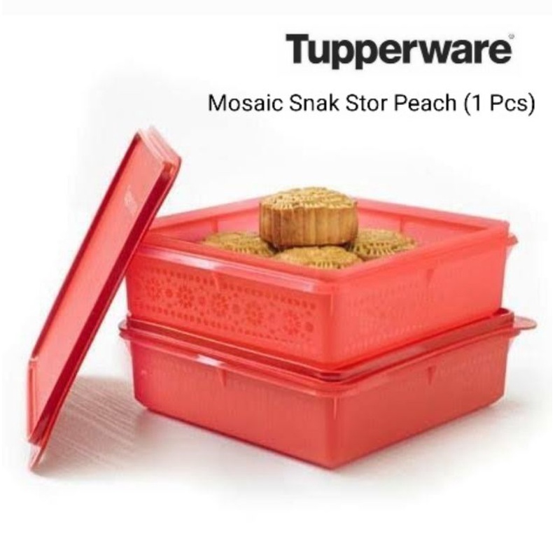 Jual Tupperware Mosaic Snak n Stor (1 Pcs) / Wadah Tempat Makanan ...