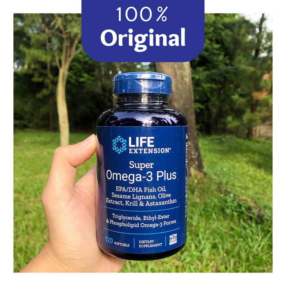 Jual Life Extension Super Omega-3 Plus EPA/DHA Fish Oil 120 Kapsul - Original | Shopee Indonesia