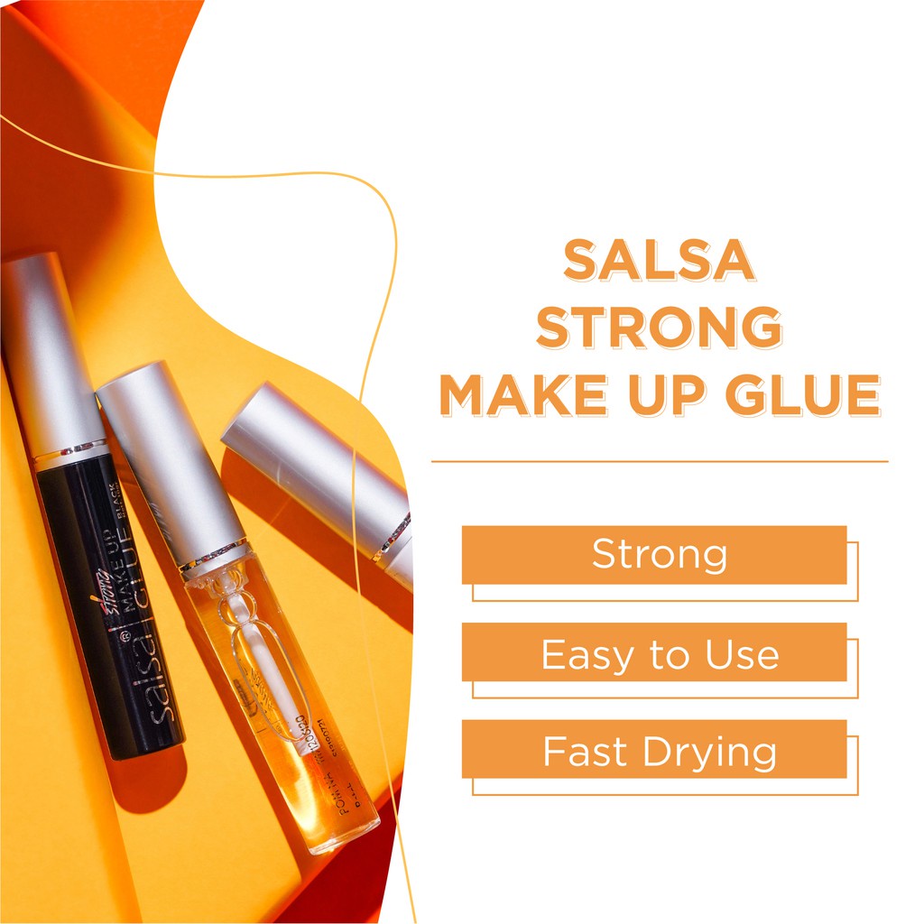 Jual SALSA Strong Makeup Glue Black White Transparent Lem Bulu Mata ...