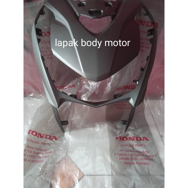 Jual cover tameng bodi body lampu depan honda beat led new deluxe 2021 ...