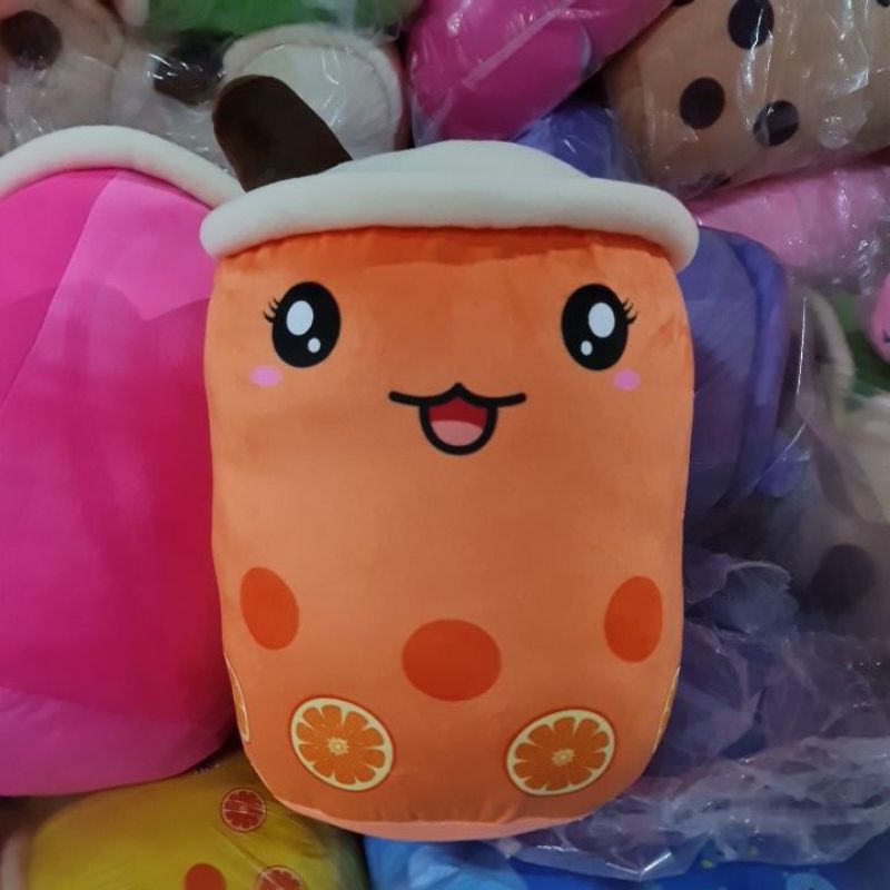 Jual DREAMTOYS96 Boneka Boba Jumbo Bubble Milk Tea Pearl Brown Sugar 14 ...