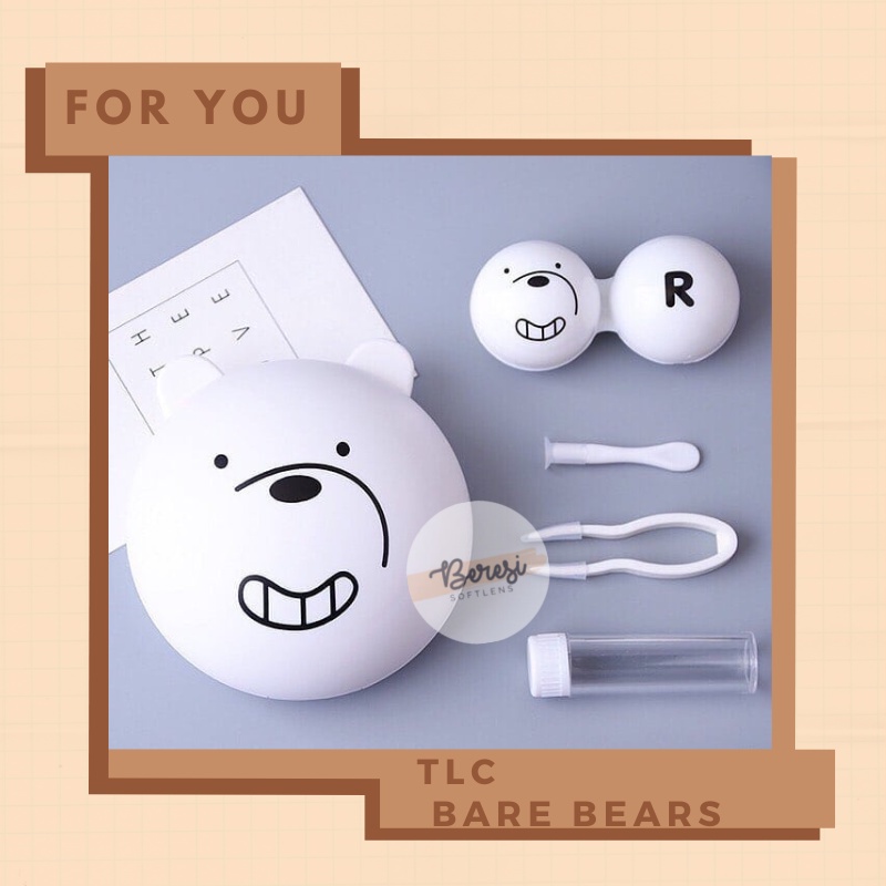 Jual Travelkit Bare Bear dan Kakao Line Tempat Softlens Grizzly Ice ...