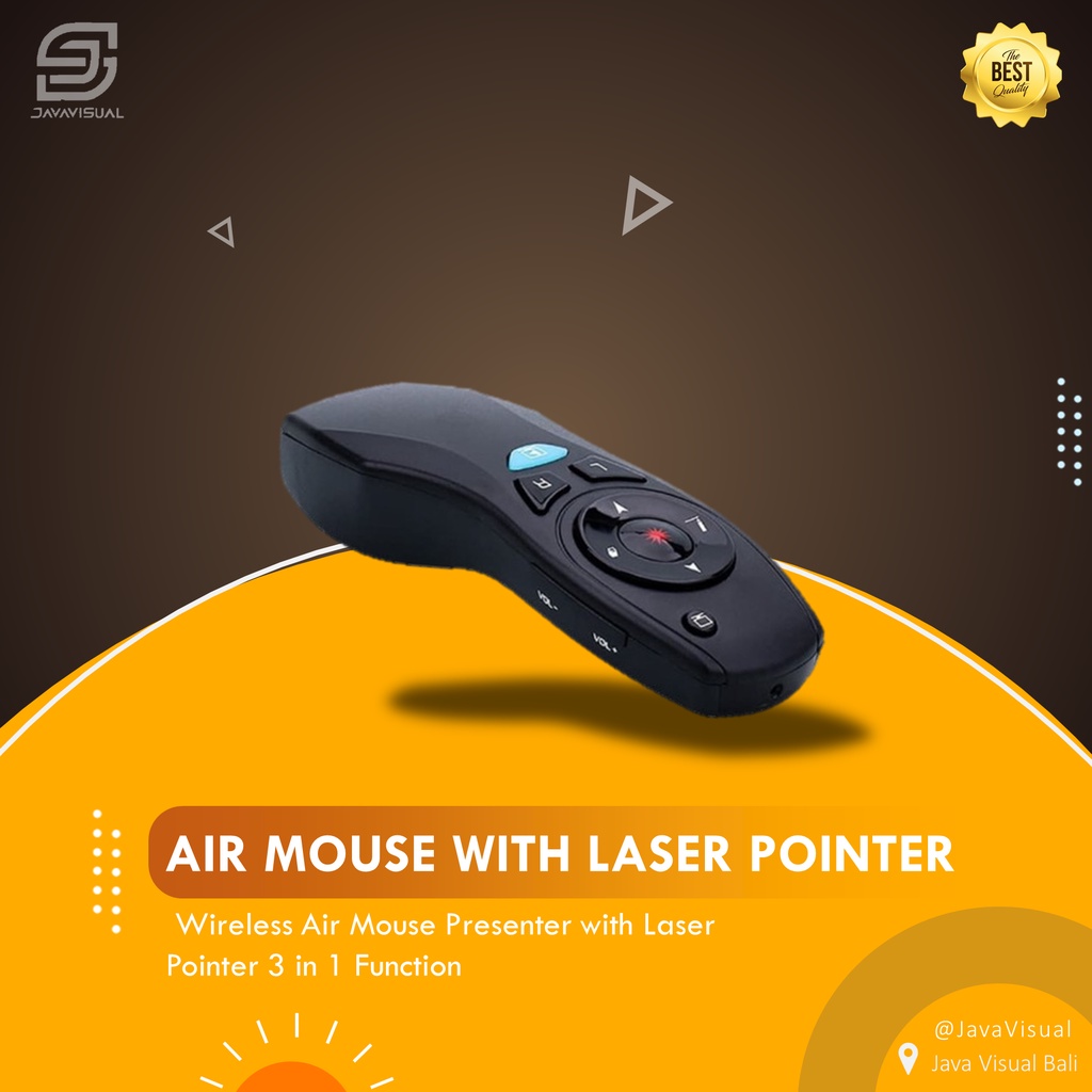 Jual LASER POINTER 3IN1 AIRMOUSE PRESENTER WIRELESS | Shopee Indonesia
