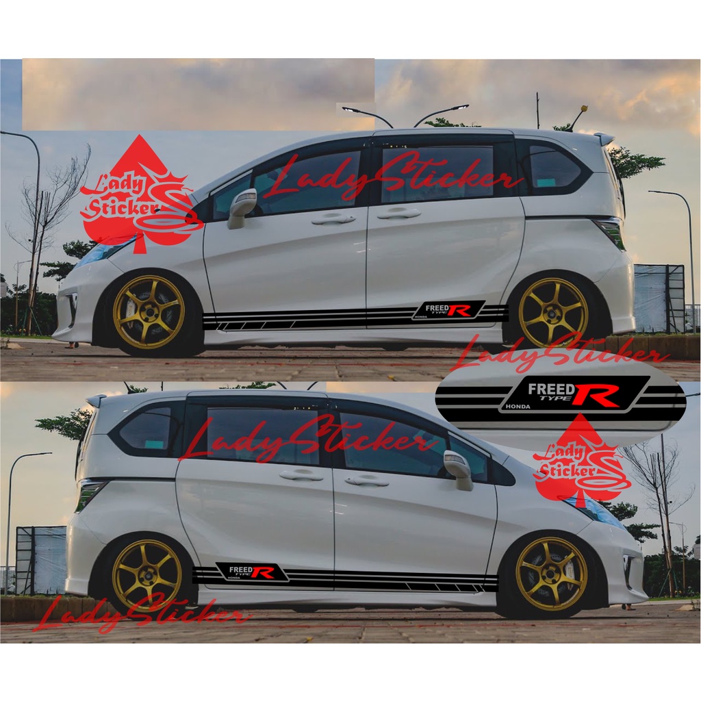 Jual Cutting sticker freed sticker stiker mobil honda freed type r ...