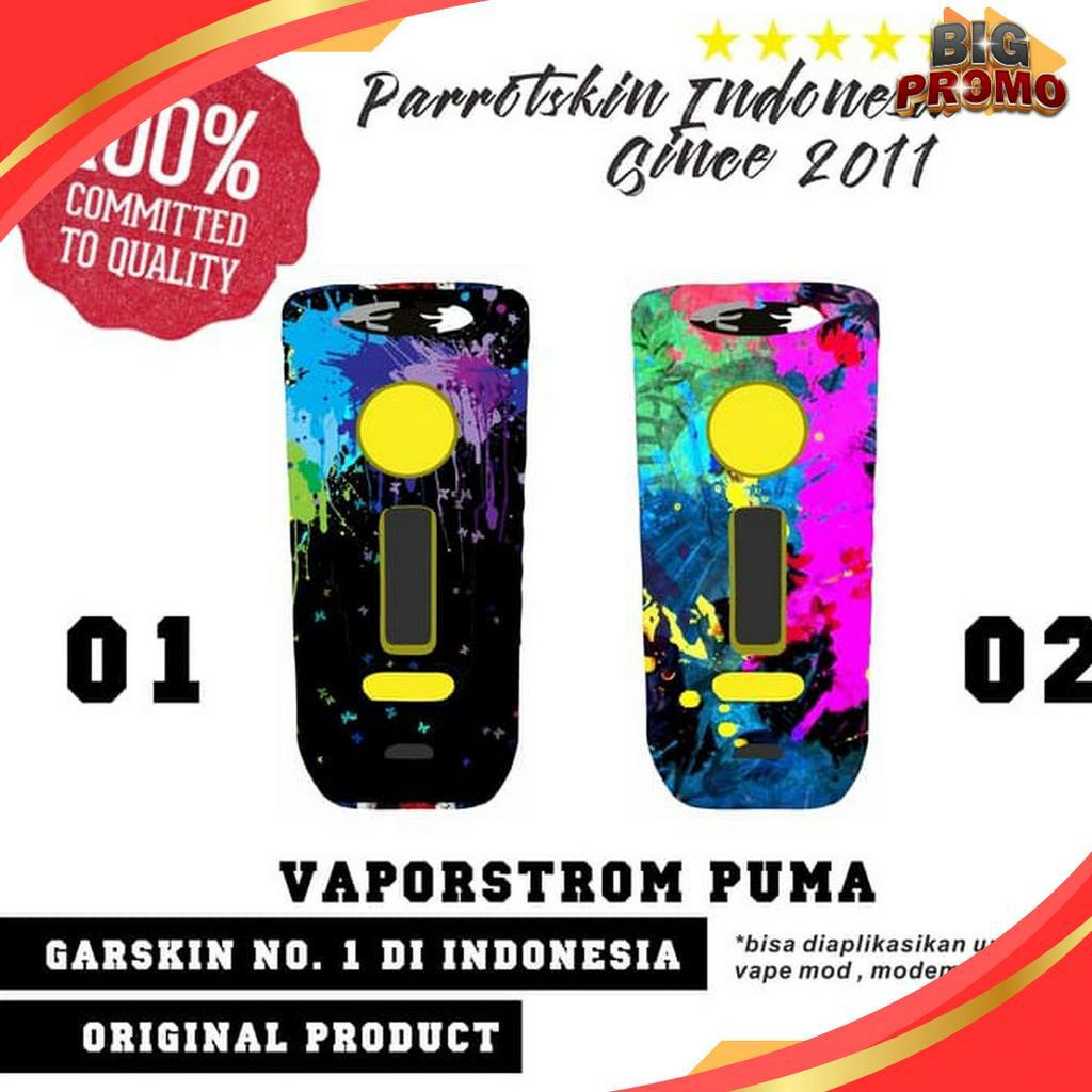 Jual PALING DIMINATI Garskin vapor vaporstrom puma mod liquid splash ...