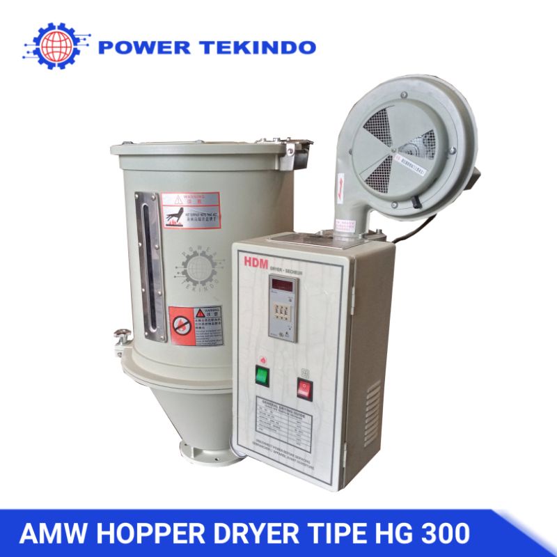 Jual AMW Hopper Dryer Machine HG 300 14 KW 380 V Mesin Pengering Bahan ...