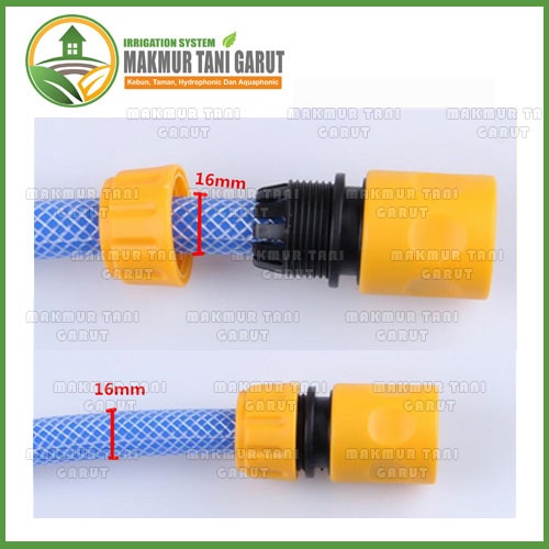 Jual Sambungan Selang 16mm irigasi tanaman | Shopee Indonesia